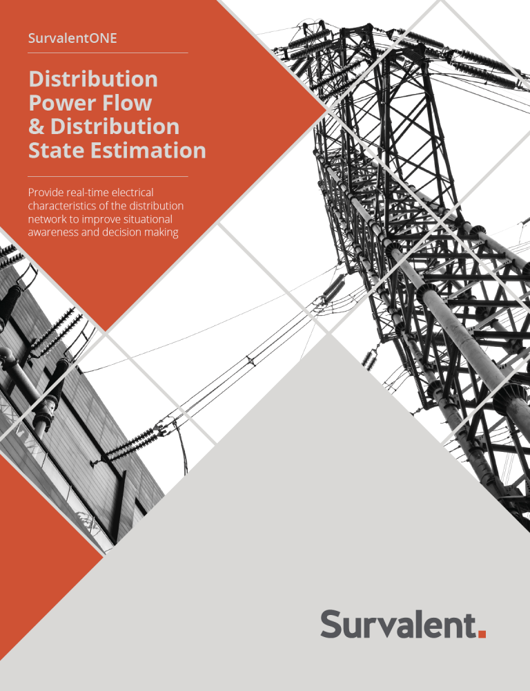 Survalentone Distribution Power Flow And Distribution State Estimation